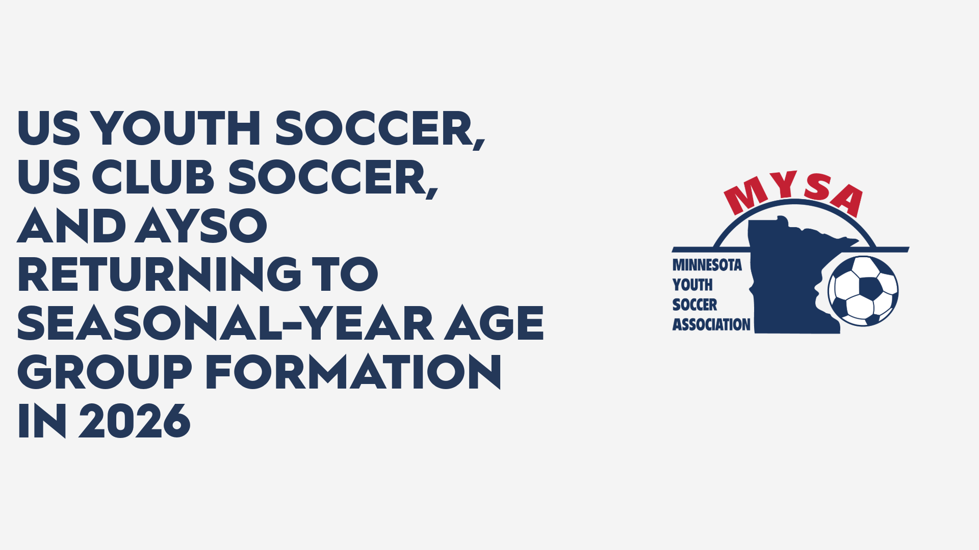 US YOUTH SOCCER, US CLUB SOCCER, AND AYSO RETURNING TO SEASON-YEAR AGE ...